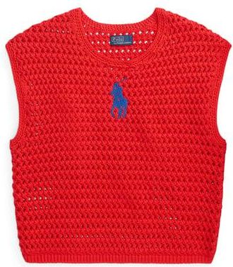 Polo Ralph Lauren Pull &agrave; col v en coton