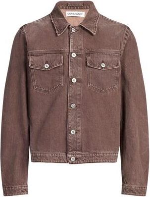 Our Legacy Veste denim &agrave; col classique en coton