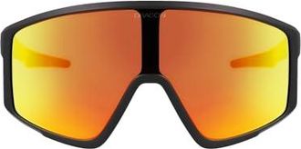 Dragon Dragon Mens Sunglasses AMPED - Matte Black Red Ion with Lumalens Red Ion Lens