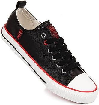 Bigstar Low-Top Sneakers W Jj274129 Noir Chaussures Femme, Noir, 39 EU