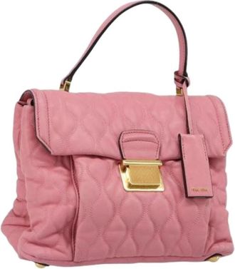 Miu Miu Sac &agrave; main Pre-owned - Femme - Pre-owned - Rose - Taille: ONE Size