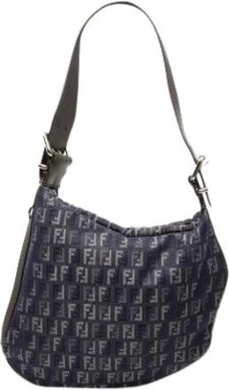 Fendi Sac Oyster Pre-owned - Femme - Pre-owned - Bleu - Taille: ONE Size