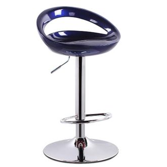 Generic Barhocker, moderner, h&ouml;henverstellbarer Barhocker mit drehbarer R&uuml;ckenlehne (60-80 cm