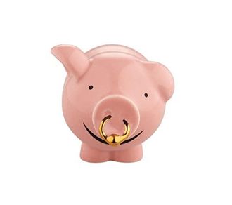 Alessi Porcafortuna AGJ01 14 - Figurine pour Crèche Porcafortuna Design, en Porcelaine et Décorée à la Main, Multicolore