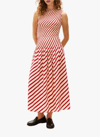 Tommy Hilfiger Robe surpiqu&eacute;e &eacute;lastique &agrave; volant