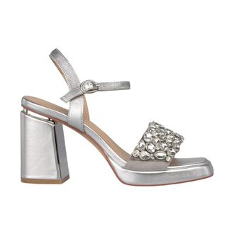 Alma En Pena Front Rhinestone Sandal - - Shoes - Damen - Grau - 38 EU