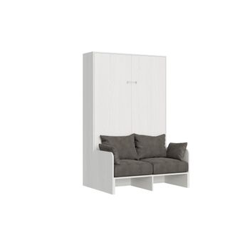 Itamoby Letto Scomparsa A Una Piazza E Mezza A 120 Cm Kentaro Sofa Bianco Frassino