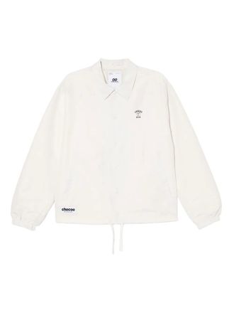 Chocoolate surchemise &agrave; patch logo - Blanc