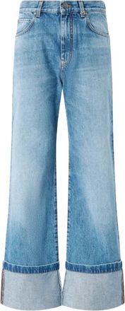 Pinko Pinko, Femme, Jeans, Bleu, Taille: W26 Wanda Wide Leg Jeans