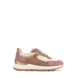 Geox Baskets basses Desya en cuir m&eacute;lang&eacute;