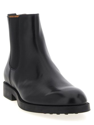 Tod's Leather Chelsea Boots - Black