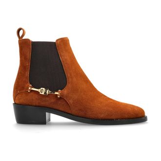 Ferragamo Chelsea Wildleder-Stiefeletten - - Shoes - Damen - Braun - 40 1/2 EU