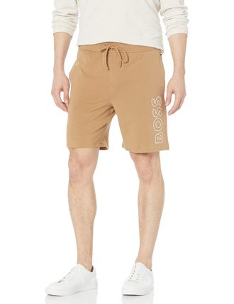 BOSS Herren Identity Lounge Shorts, Medium Beige, Klein