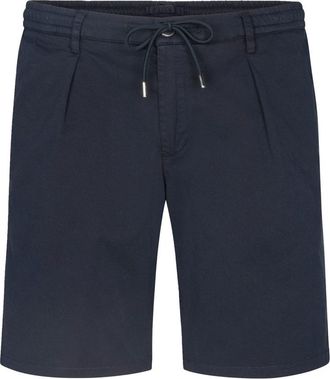 Profuomo Leichte Bermudashorts mit Stretch und Bundfalte in