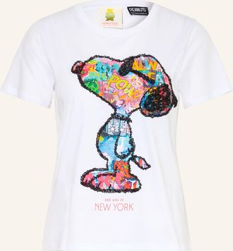 Princess Goes Hollywood Princess Goes Hollywood T-Shirt Mit Pailletten weiss