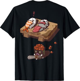 Fox Republic Design Sushi in einem Rausch der Wut an Halloween T-Shirt
