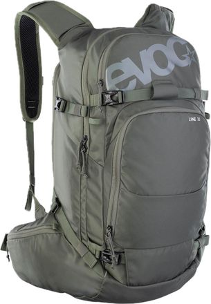 Evoc LINE 30 All-Mountain-Tragerucksack (NEURALITE SYSTEM, Skihalterung, separates Lawinenfach mit Notfallplan, leicht zug&auml;ngliches Hauptfach, BODDY HUGGIN