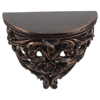 Valiclud Vintage Schweberegal aus Metall in Rotkupfer Kleines Dreidimensionales Wandregal im Landhausstil f&uuml;r Wohnzimmer K&uuml;che und Bad Hohles Wandmontiertes Ab