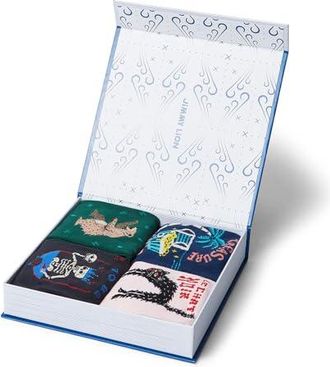 Jimmy Lion The Library Collection Crew Socks 3 Pairs EU 41-46