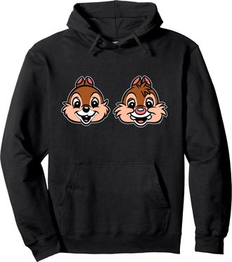 Disney Chip n Dale Chipmunks Big Face Retro Trip Matching Pullover Hoodie