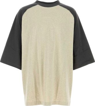 Fear of God Homme, Tops, Beige, Taille: XL T-shirt oversize en coton