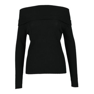 Marella Monochrom Wollpullover - - Knitwear - Damen - Schwarzk - L