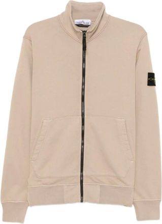 Stone Island Homme, Sweatshirts et sweats &agrave; capuche, Beige, Taille: XL Cotton Waffle Fleece SweaT-shirt