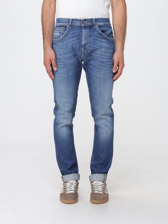 Dondup Jean skinny George &agrave; cinq poches en denim stretch bleu &agrave; taille mi-haute