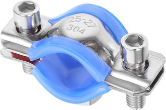 BESPORTBLE UTHCLO B&uuml;rostuhl Klemmset aus Edelstahl und Kunststoff mit M8 Rohrschellen Stuhlschoner Ersatz f&uuml;r 25 27mm Rohre Universell f&uuml;r Home Office St&uuml;hle Ver