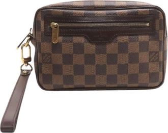 Louis Vuitton unisex, Pre-owned, Brun, Taille: ONE Size Pochette en toile Pre-owned