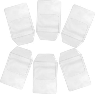 Cabilock 6 St&uuml;ck PVC Stiftetui Transparentes Robustes Pocket Protector f&uuml;r Herren Hemd Taschen Kratzfestes PVC Material Stifte Organizer f&uuml;r B&uuml;ro Schule Kranke