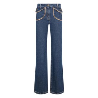 Moschino Flared Denim Pants - - Jeans - Damen - Blau - S