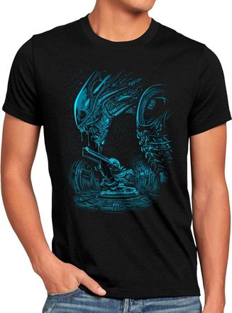 style3 Prometheus Herren T-Shirt Xenomorph Alien Ripley Movie, Gr&ouml;&szlig;e:3XL