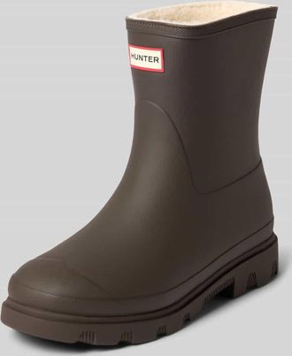 Hunter Stiefel mit Logo-Detail