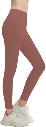 Generic Legging de sport pour femme - Noir - En polyester - Long - Opaque - Pantalon de yoga - Taille haute - Push Up - Pantalon de yoga - Pantalon de sport s