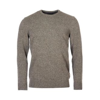 Barbour Tisbury Crew - - Knitwear - Herren - Grau - 2XL