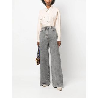 Isabel Marant Coated Cotton-Blend Shirt - Beige