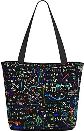 AOOEDM Sac &agrave; provisions pour femme avec formule math&eacute;matique 33 x 27,9 x 17,8 cm. Le cadeau parfait pour la Saint-Valentin. Cest de la Saint-Valentin pour ma