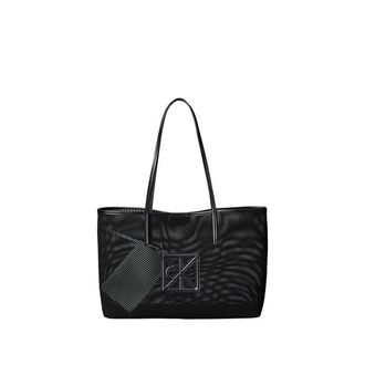 Calvin Klein Sac cabas en maille &agrave; logo