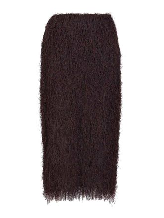 Dries Van Noten Jupe Midi - Violet