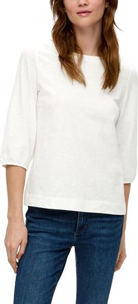 s.Oliver Damen 2145857 T-Shirt, 0210 Creme, 42