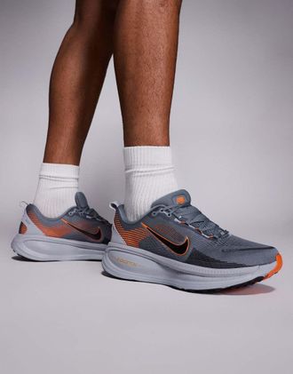 Nike Vomero 18 - Baskets - Gris et orange