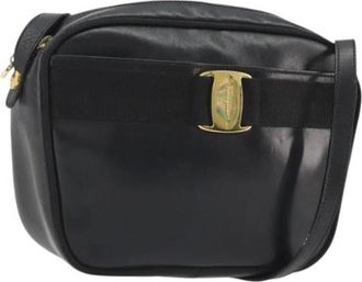 Ferragamo Sac port&eacute; &eacute;paule Pre-owned - Femme - Pre-owned - Noir - Taille: ONE Size