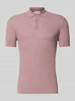Antony Morato Slim Fit Poloshirt aus Viskose-Mix mit Leinen-Anteil