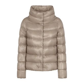 Herno Monogramm Detail M&auml;ntel - - Jackets - Damen - Beige - M
