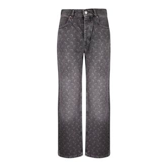 Marine Serre Herren, Jeans, Blau, MGr&ouml;&szlig;e