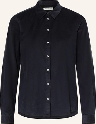 Marc O'Polo Marc Opolo Hemdbluse Aus Cord blau