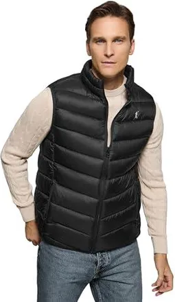 Polo Club Gilet Homme Ultralight avec Fermeture Éclair - Veste Sans Manches avec Broderie