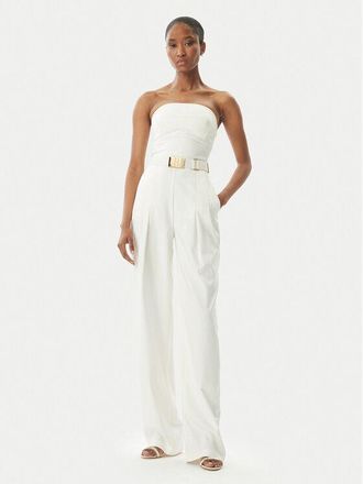 Elisabetta Franchi Jumpsuit TU05152E2 100 &Eacute;cru Regular Fit