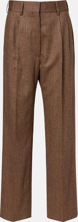 Blaz&eacute; Milano Blaz&eacute; Milano Pantalon ample Amel en soie et laine